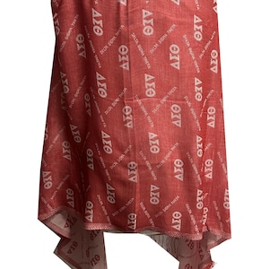 Delta Sigma Theta (ΔΣΘ) Sorority Reversible Shawl/scarf/ Muffler/wrap ...