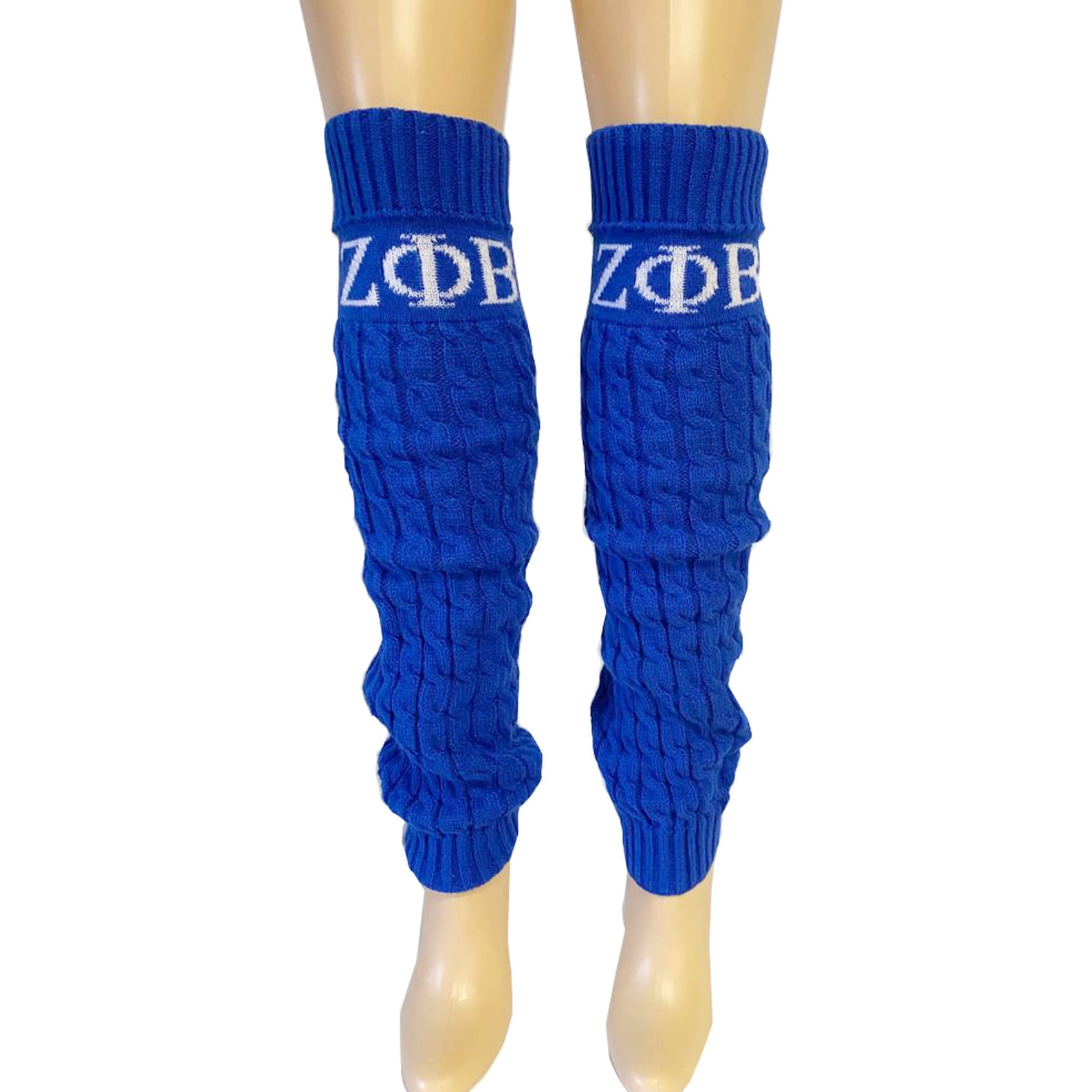 Zeta Phi Beta ΖΦΒ Sorority Blue Color Hand Knitted Leg - Etsy