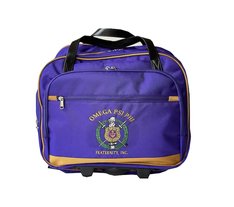 Omega Psi Phi Laptop Trolley Bag: Royal Purple & Old Gold - Etsy