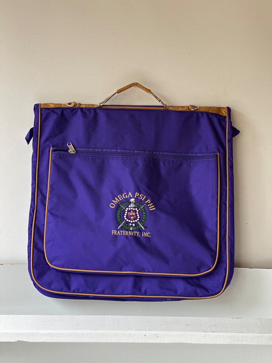 Omega Psi Phi Fraternity Garment Bag: Polyester Travel Bag - Etsy