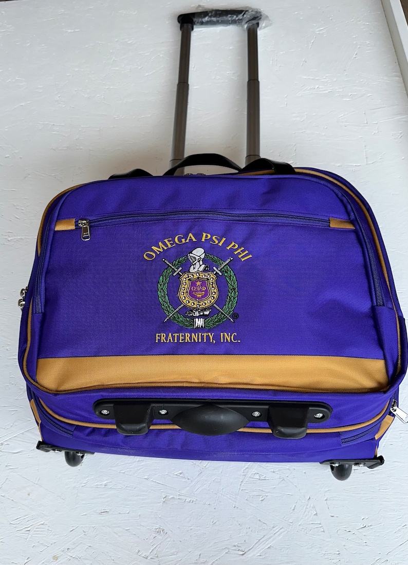 Omega Psi Phi Laptop Trolley Bag: Royal Purple & Old Gold - Etsy