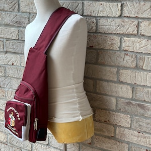 Kappa Alpha Psi Crimson Sling Bag: Embroidered Fraternity Crossbody With USB Port - Etsy