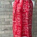 Delta Sigma Theta Scarf: Red Silk Oblong Wrap, Sorority Gift - Etsy