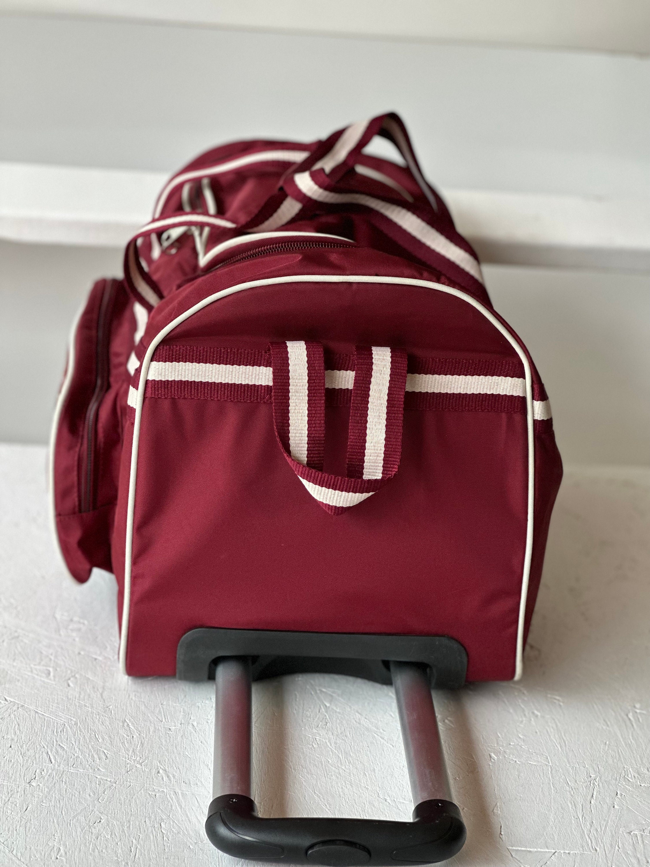 Kappa Alpha Psi Crimson Trolley Duffle Bag - Fraternity Luggage - Etsy