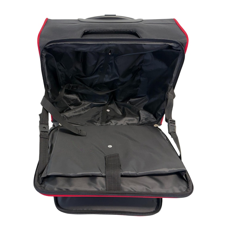 Delta Sigma Theta Laptop Trolley Bag: Red & Black Sorority Travel ...