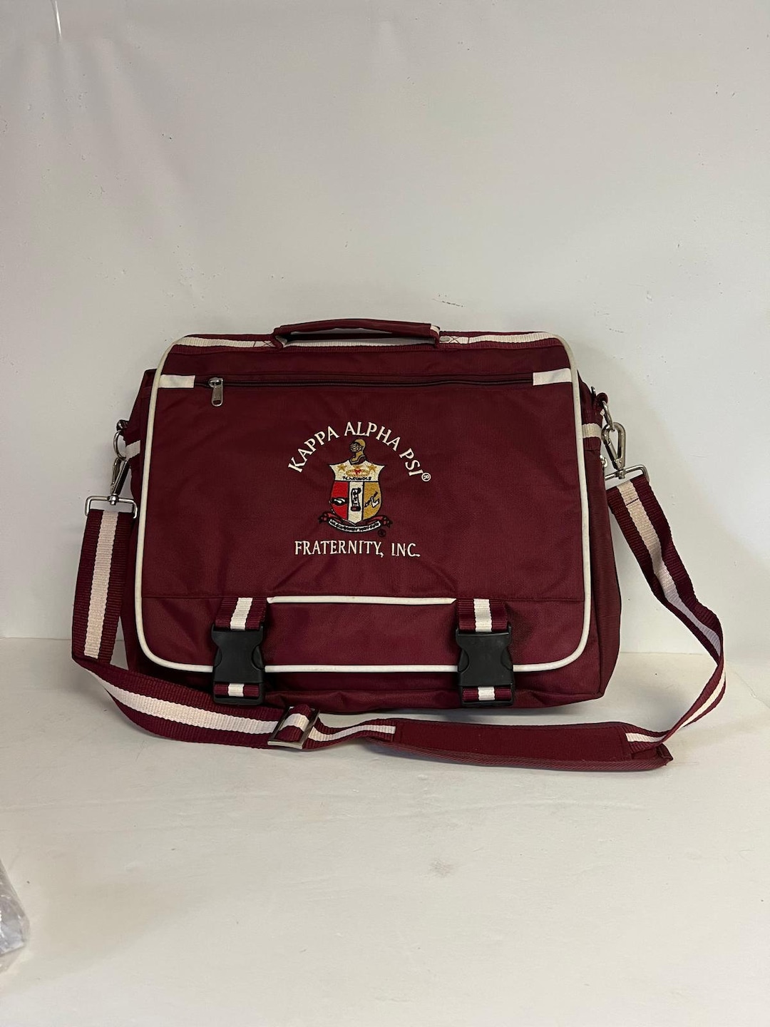 Kappa Alpha Psi Crimson Messenger Bag: Fraternity Office Bag - Etsy