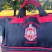 Delta Sigma Theta Pilot Bag: Wheeled Travel Luggage - Etsy
