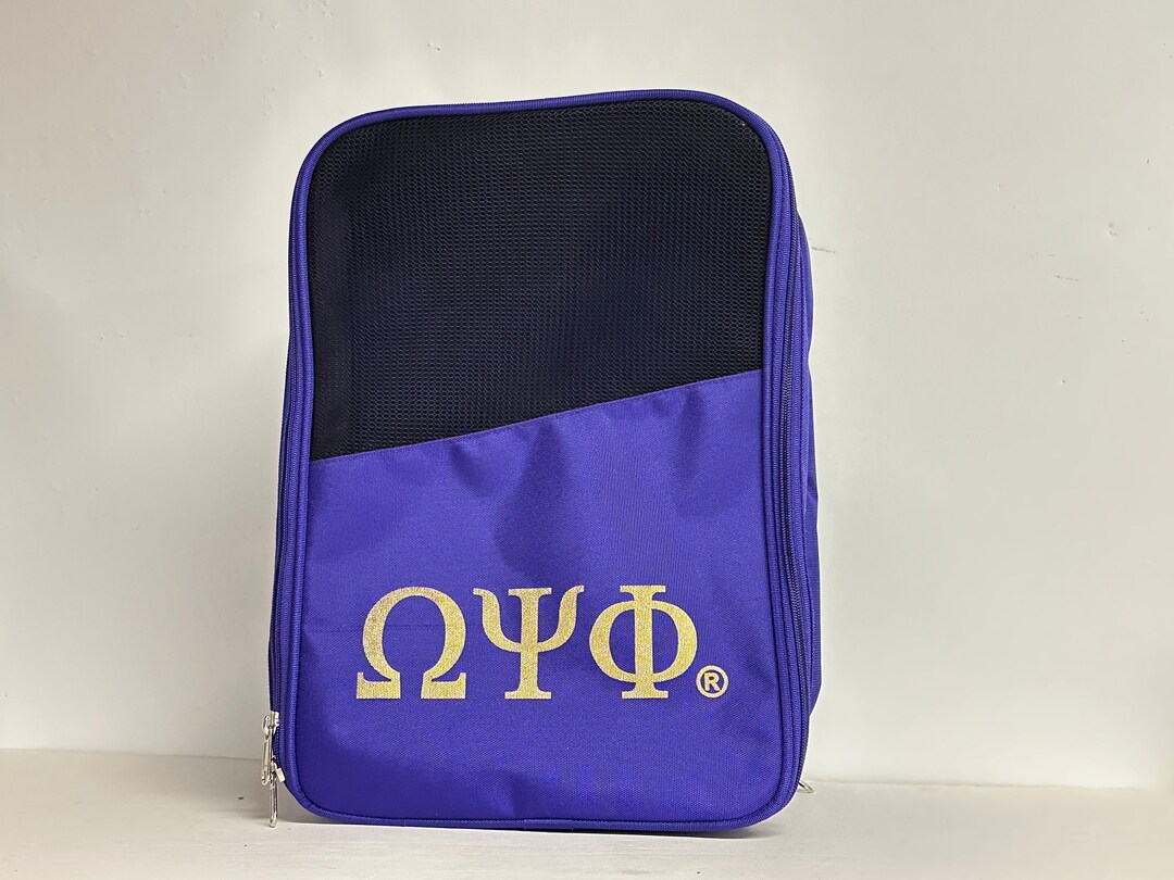 Omega Psi Phi Purple Color Shoe Bag- Keep Your Style on Point - Etsy