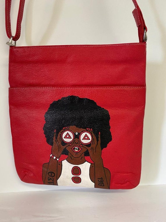 Delta Sigma Theta DST Red Color Individually Hand Painted - Etsy