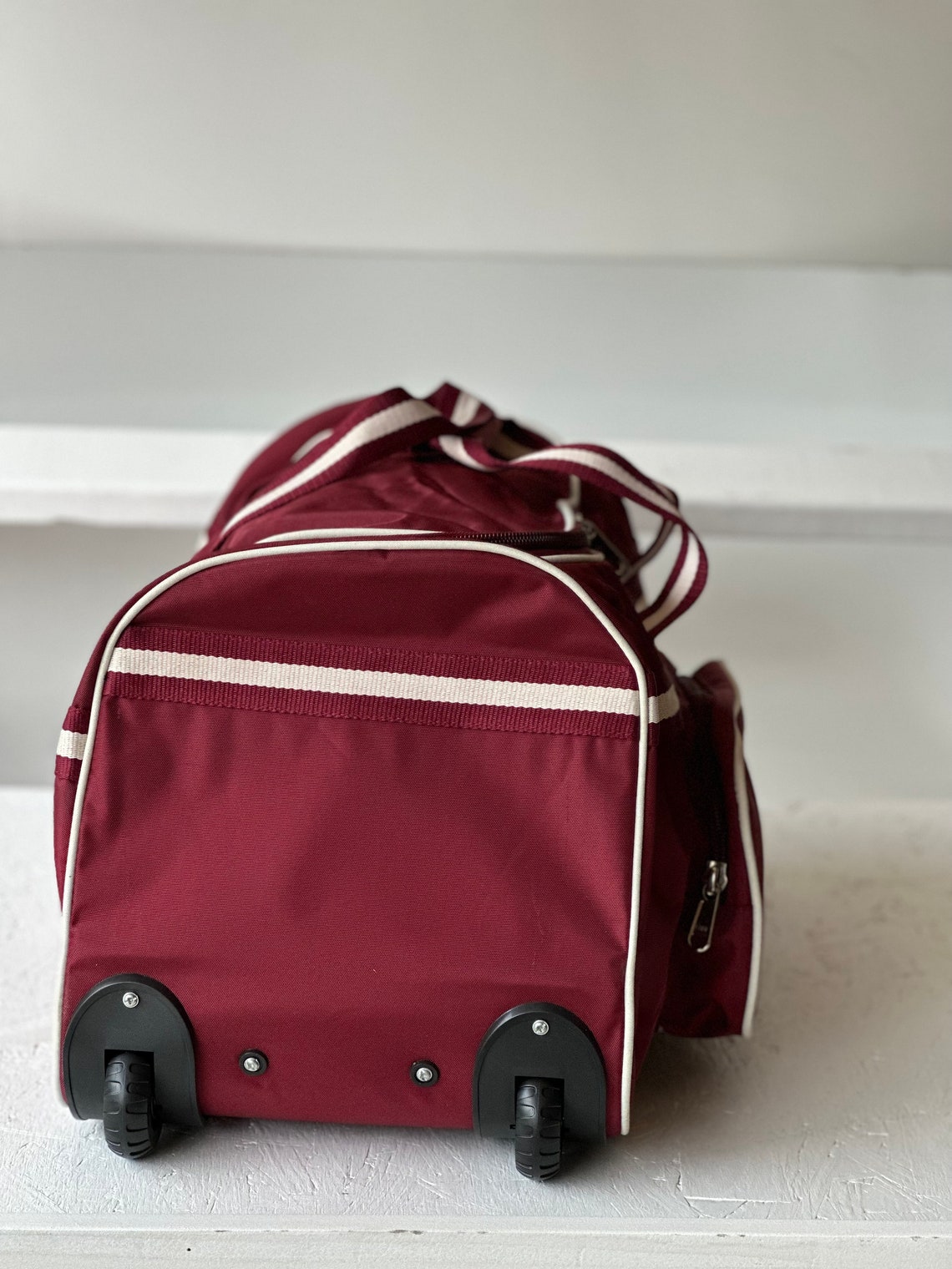 Kappa Alpha Psi Crimson Trolley Duffle Bag - Fraternity Luggage - Etsy