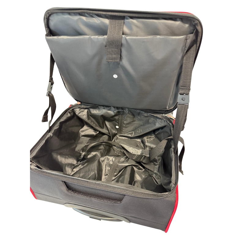 Delta Sigma Theta Laptop Trolley Bag: Red & Black Sorority Travel ...