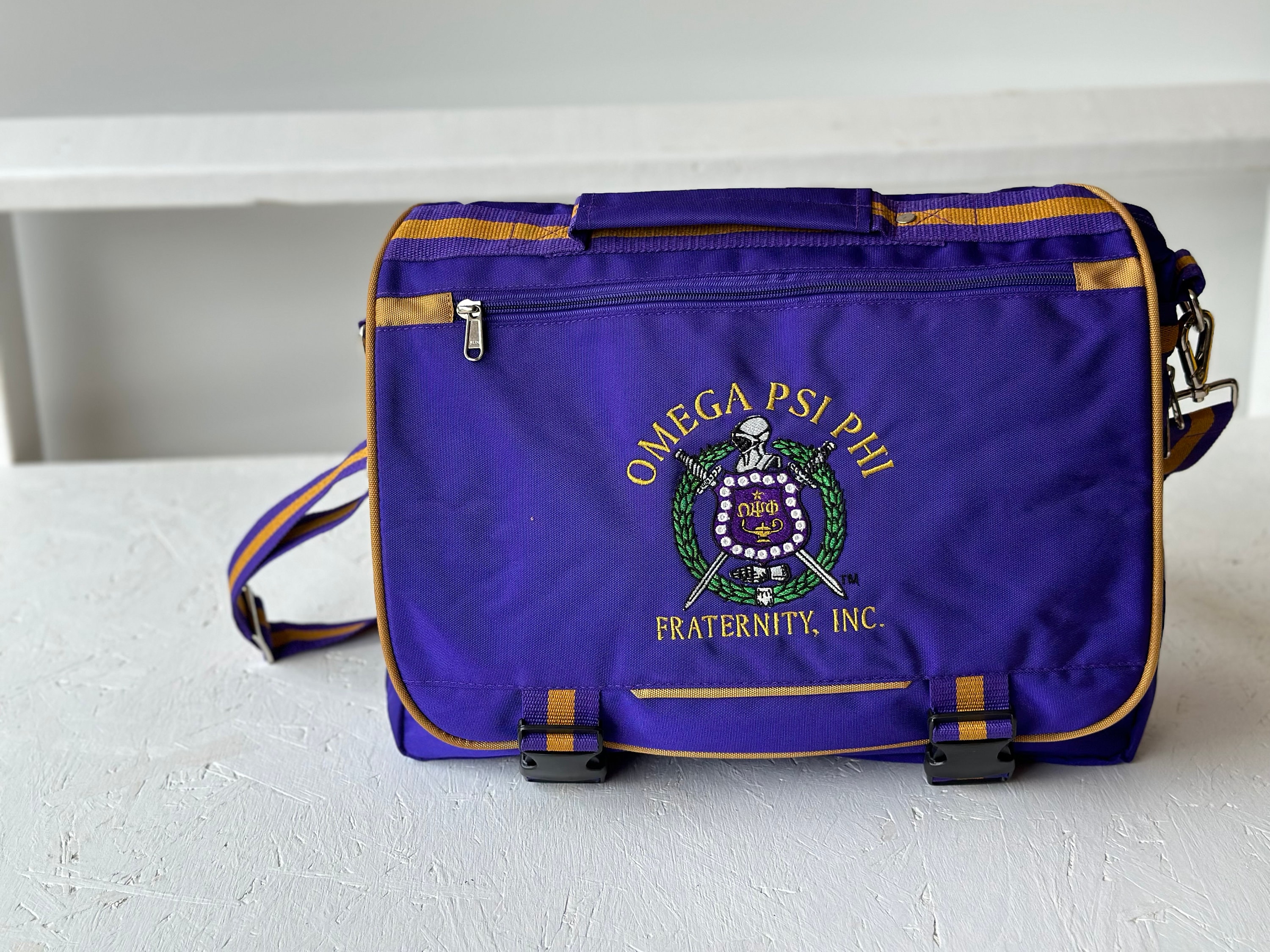 Omega Psi Phi ΩΨΦ Fraternity Royal Purple & Old Gold Canvas - Etsy