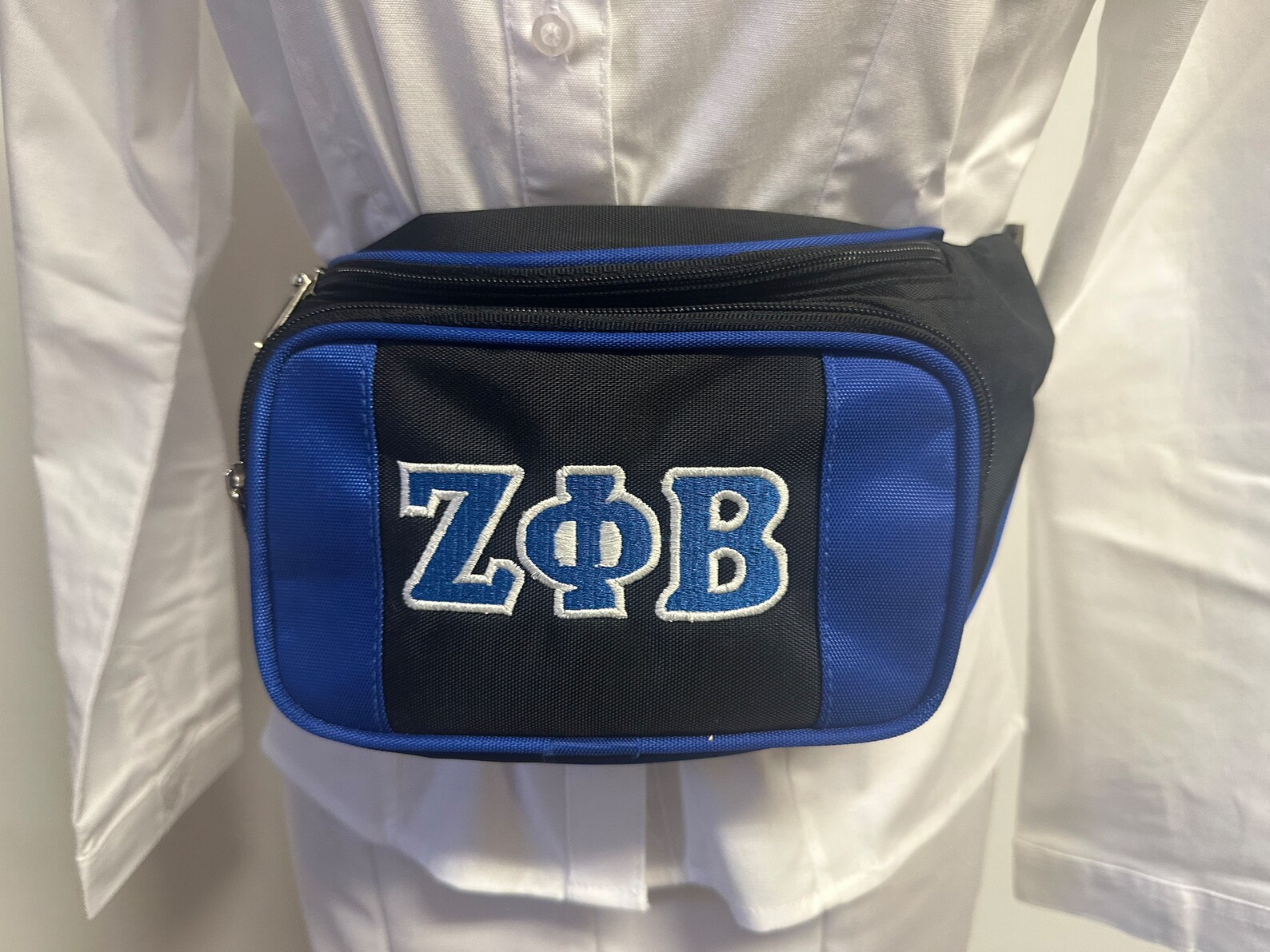 Zeta Phi Beta (ZOB) Fanny Pack - With Bling Letters and Plain Options ...
