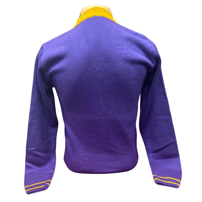 Omega Psi Phi (ΩΨΦ) Fraternity, Purple & Old Gold Sweater/cardigan ...
