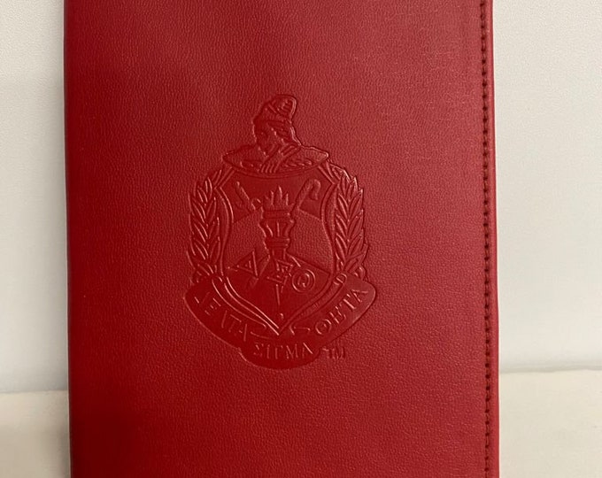 Genuine Leather Delta Sigma Theta Sorority Ritual Cover - Etsy