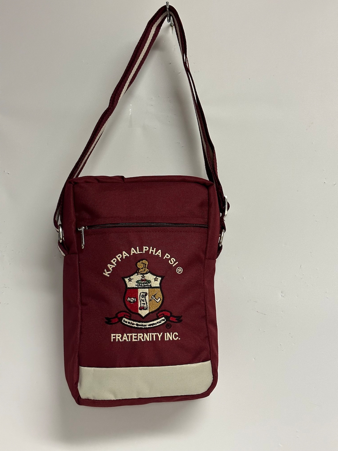 Kappa Alpha Psi (KAY) Fraternity, Single Shoulder Crossbody Sling/shoulder SIDE Bag, Embroidered ...