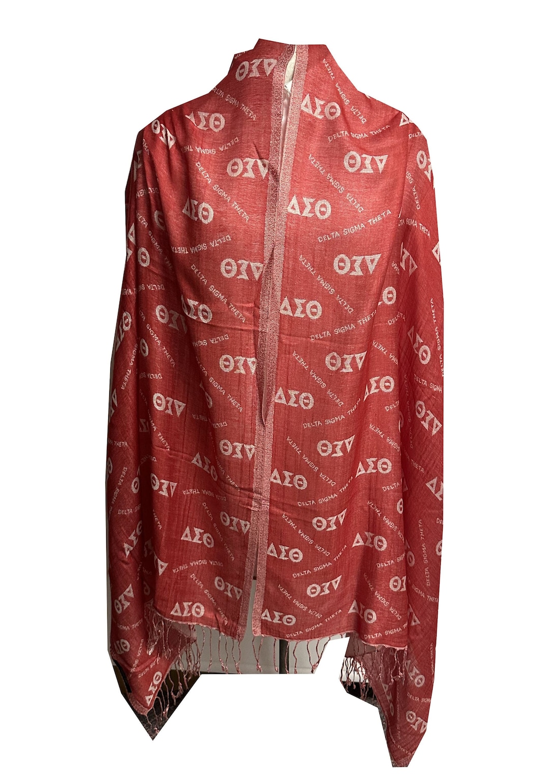 Delta Sigma Theta (ΔΣΘ) Sorority Reversible Shawl/scarf/ Muffler/wrap ...