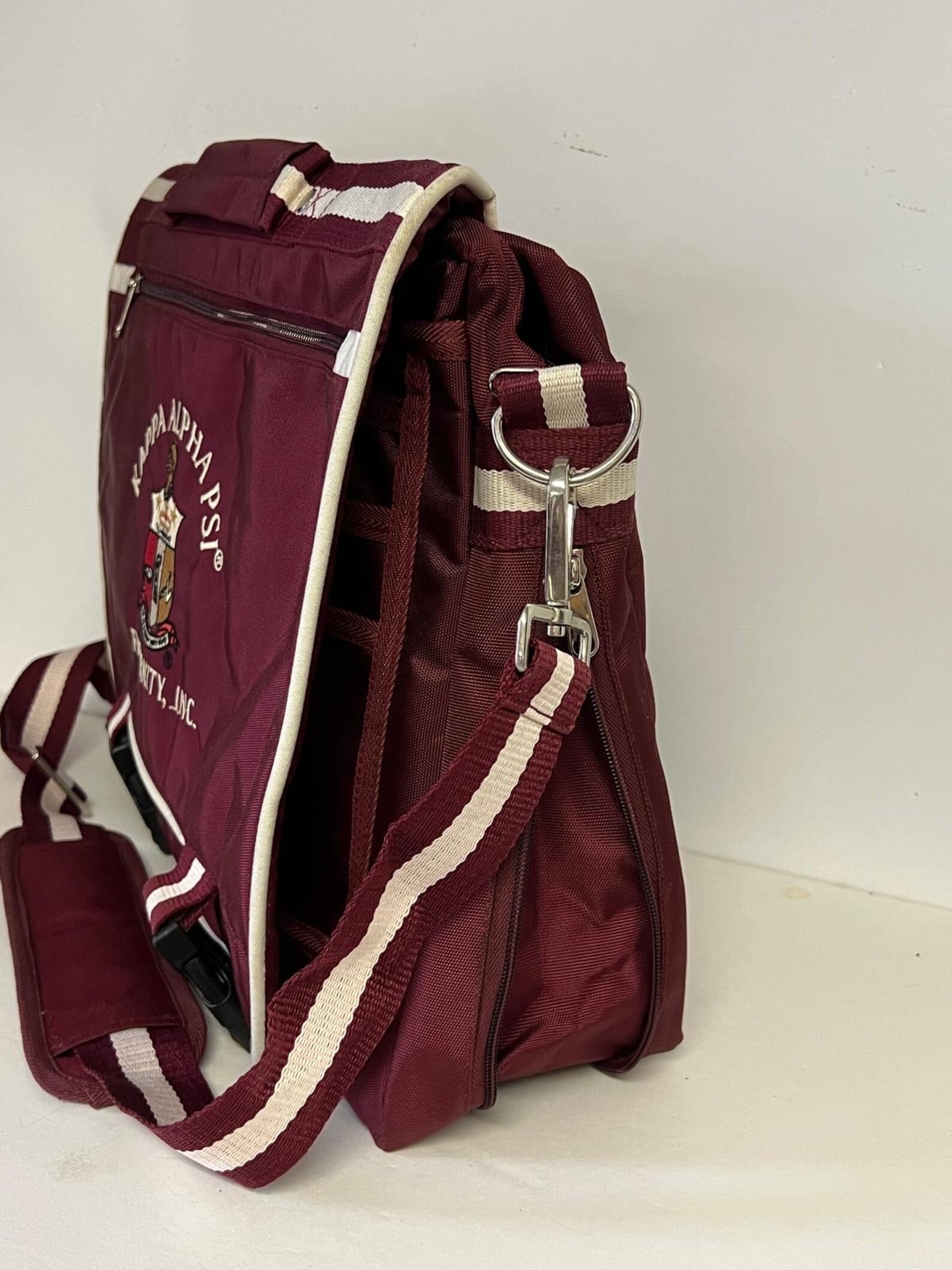 Kappa Alpha Psi Crimson Messenger Bag: Fraternity Office Bag - Etsy