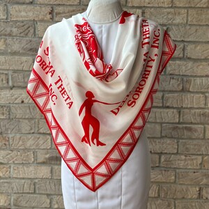 Delta Sigma Theta (ΔΣΘ) Sorority Square Viscose Scarf/ Muffler/wrap ...