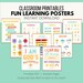 Homeschool Decor, Classroom Decor, Educational Prints, Set of 10 ...