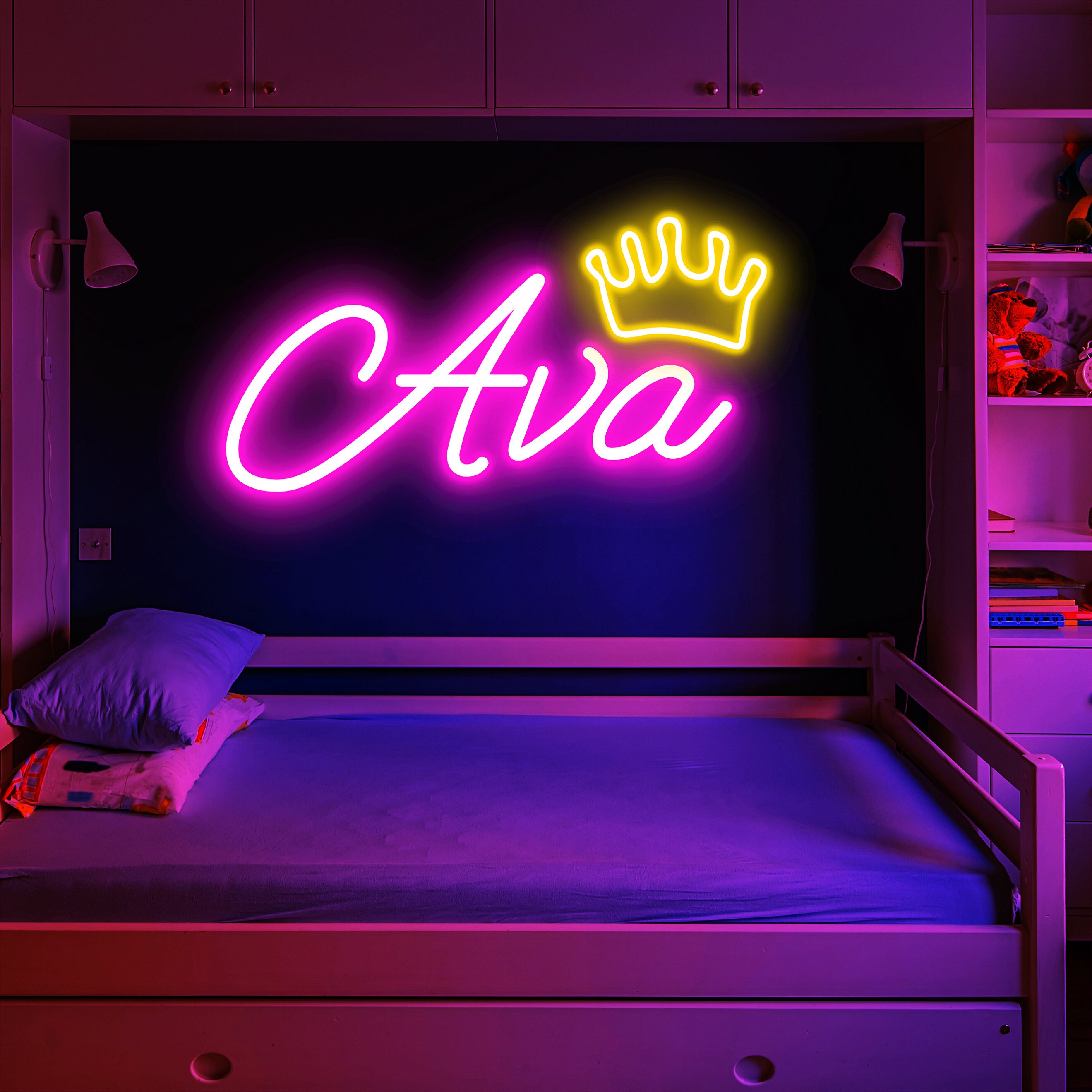 Customized Name Neon Sign Neon Sign Bedroom Custom Led Neon Sign Neon ...