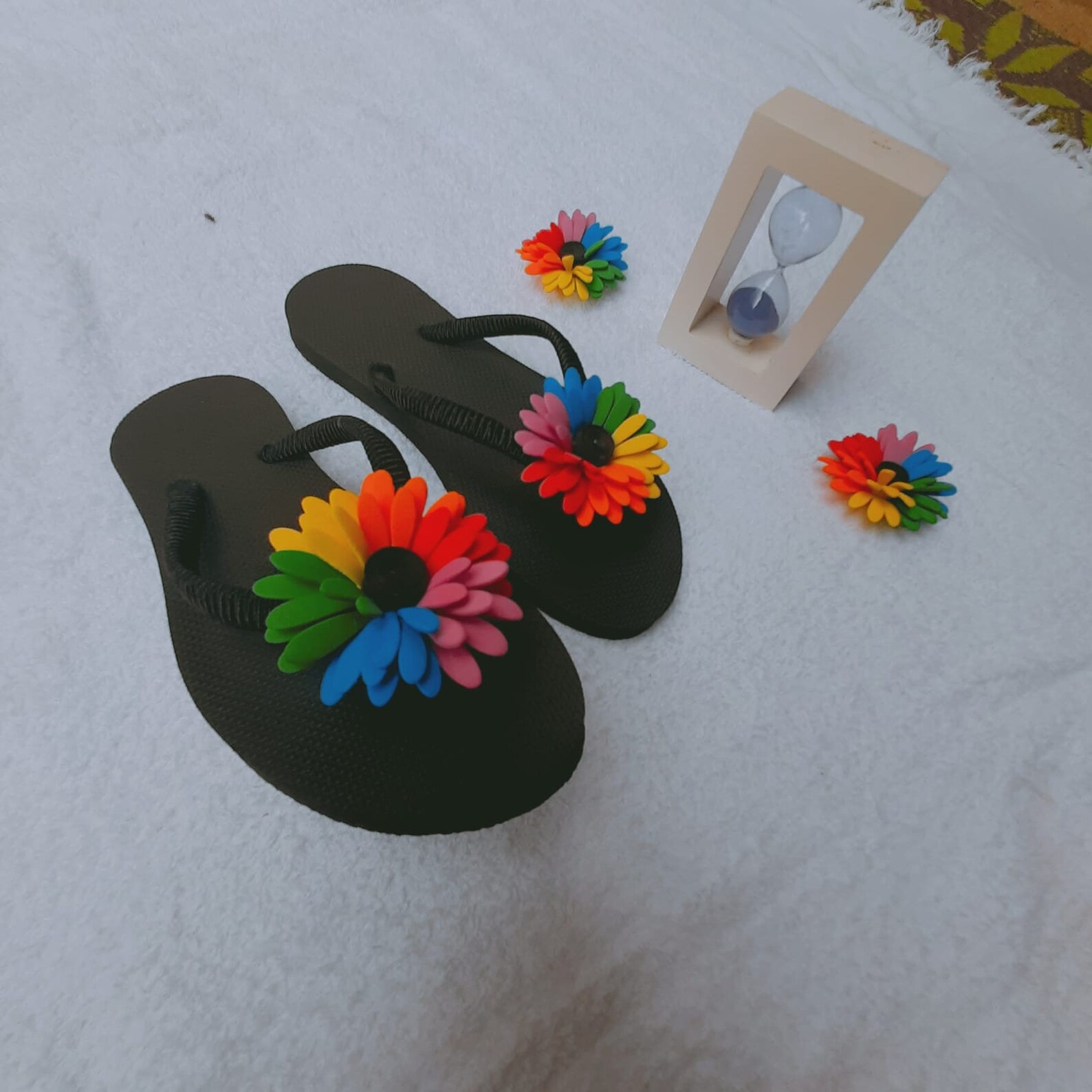Gorgeous Rainbow Theme Bride to Be Flip Flops | Ladies , Teen Girls ...