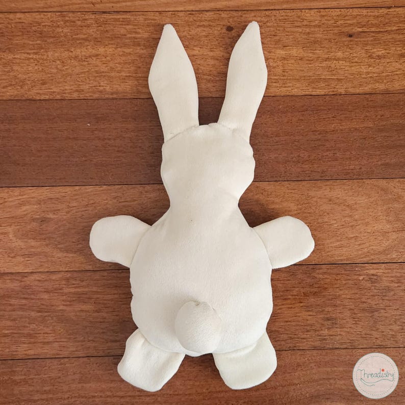 Flat Bunny Rabbit Toy Sewing Pattern - Etsy UK