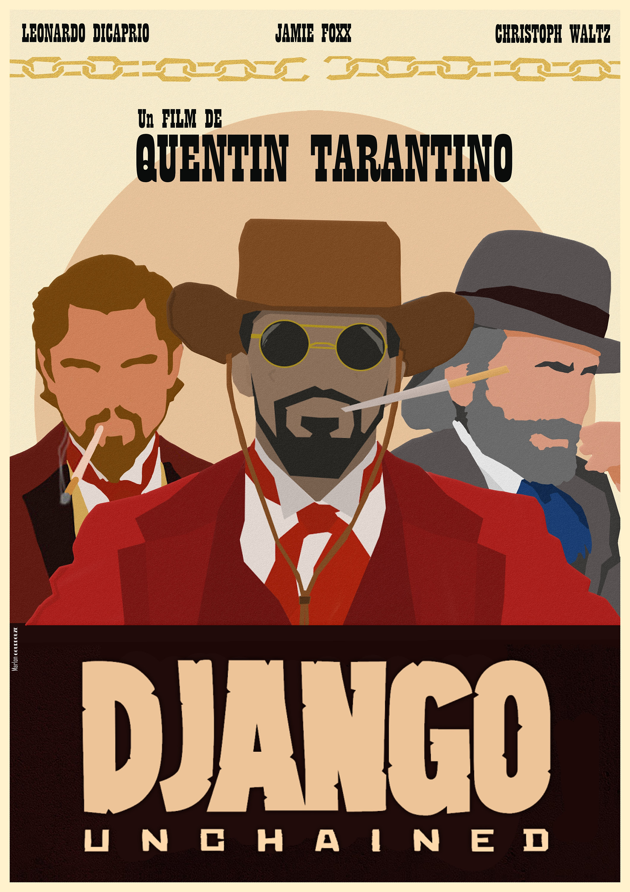 Christoph Waltz Django Poster