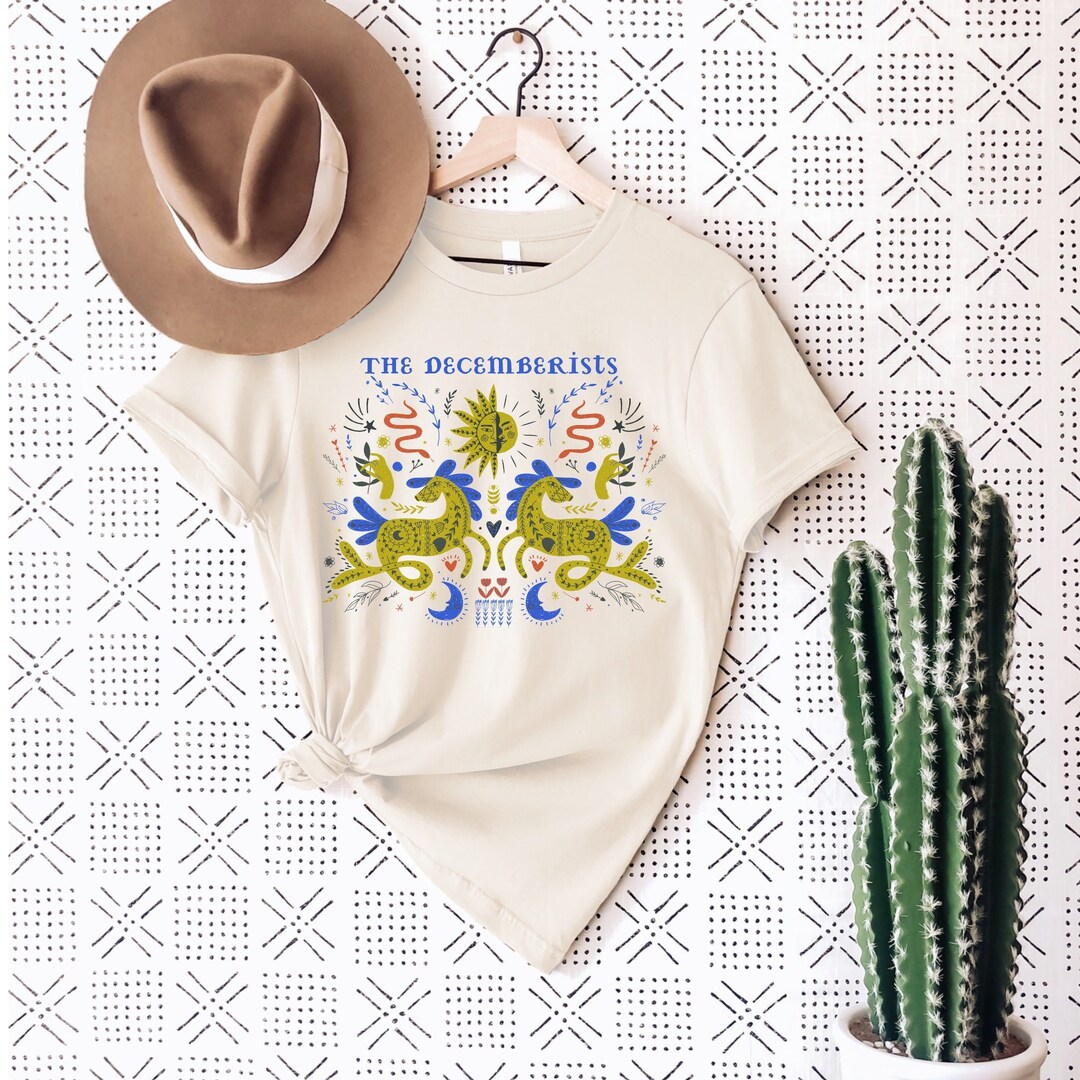 The Decemberists T Shirt, Indie Rock Band Tee, Vintage Look Tshirt ...