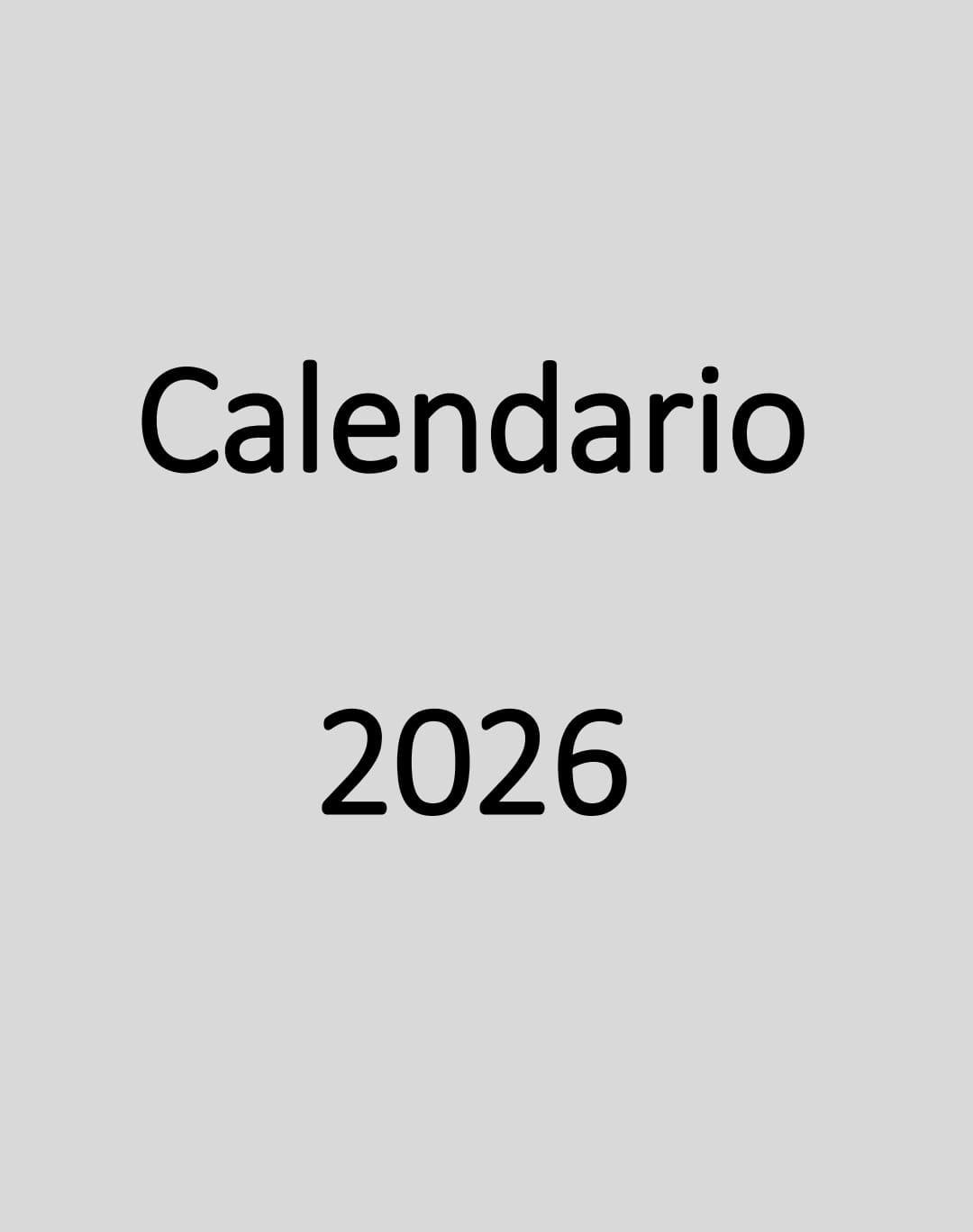 2026 Calendar, in Italian, A4 Format - Etsy UK