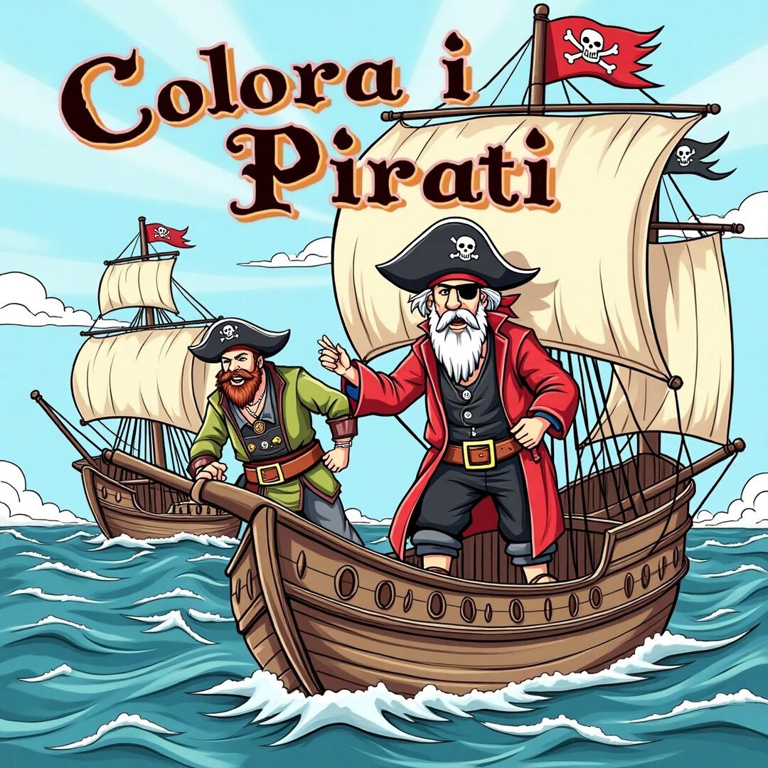 Pirate History: the Pirate Coloring Book, A4 Size With Digitalgift - Etsy