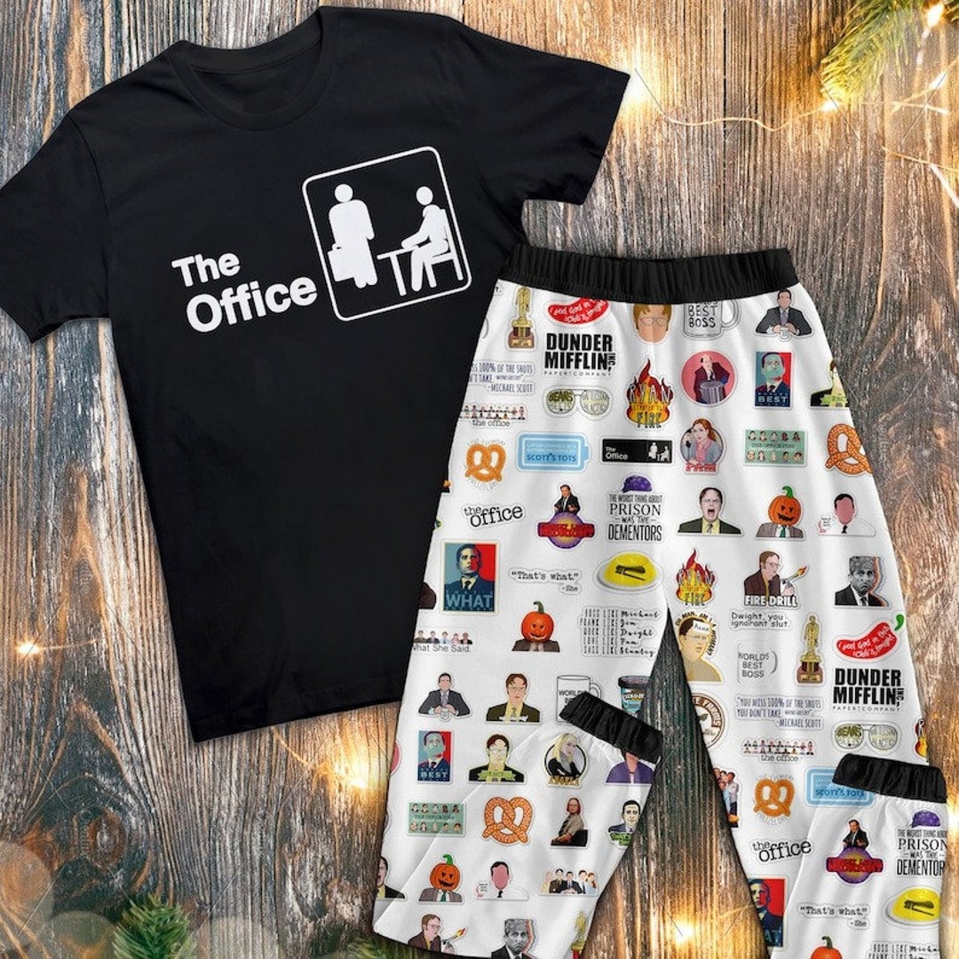 The Office Pajamas Set the Office Holiday Pajamas - Etsy