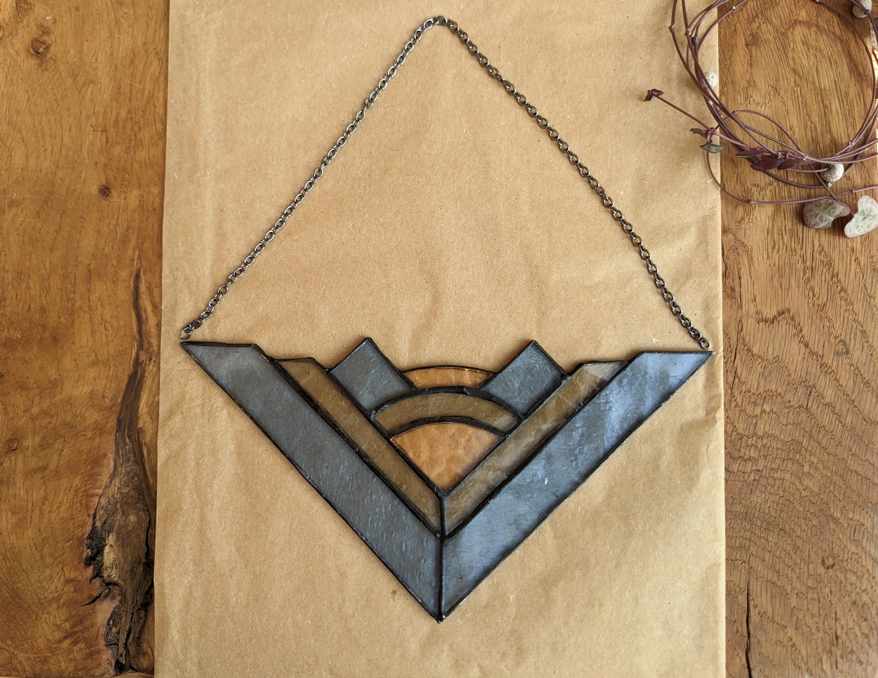 Stained Glass Patterns for 3 X Art Deco Window Corner Accents ...