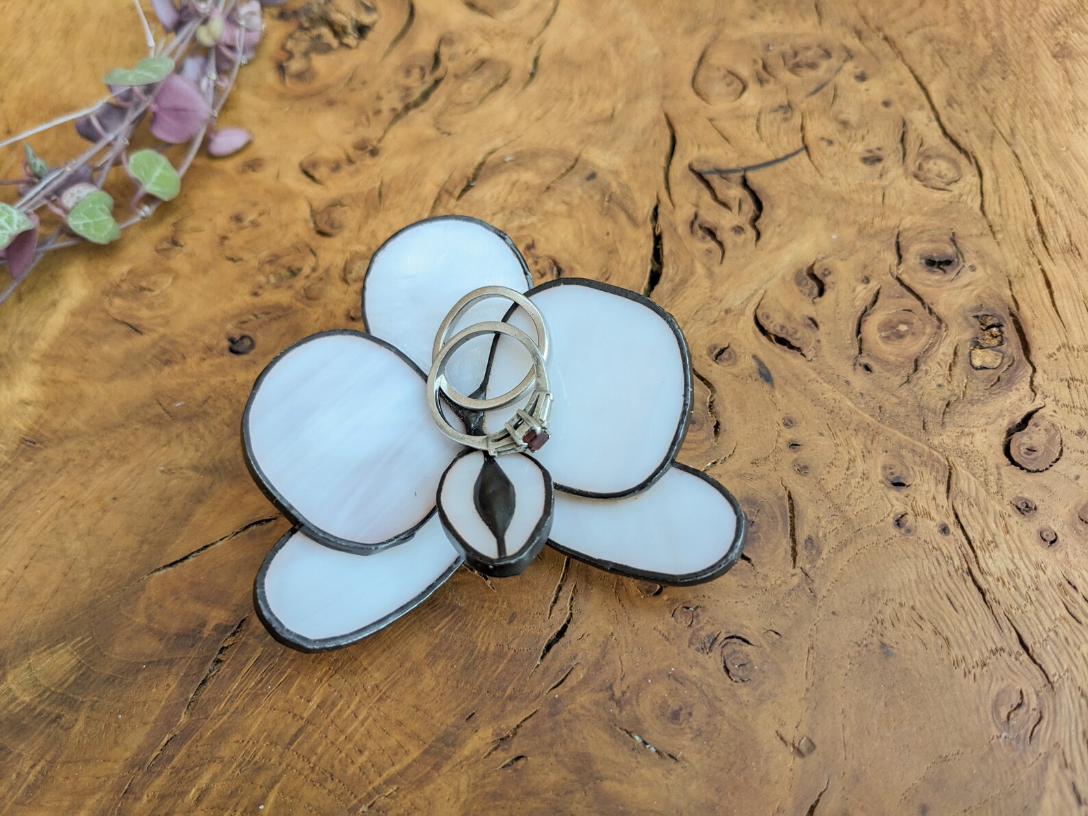 Digital Pattern for 3D Stained Glass Orchid Flower With Full ...