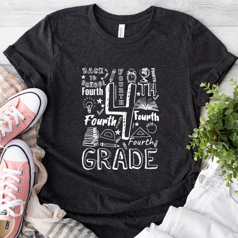 4th Grade Shirt School Team Shirts, 4th Grade Shirts, Gift for Teacher ...