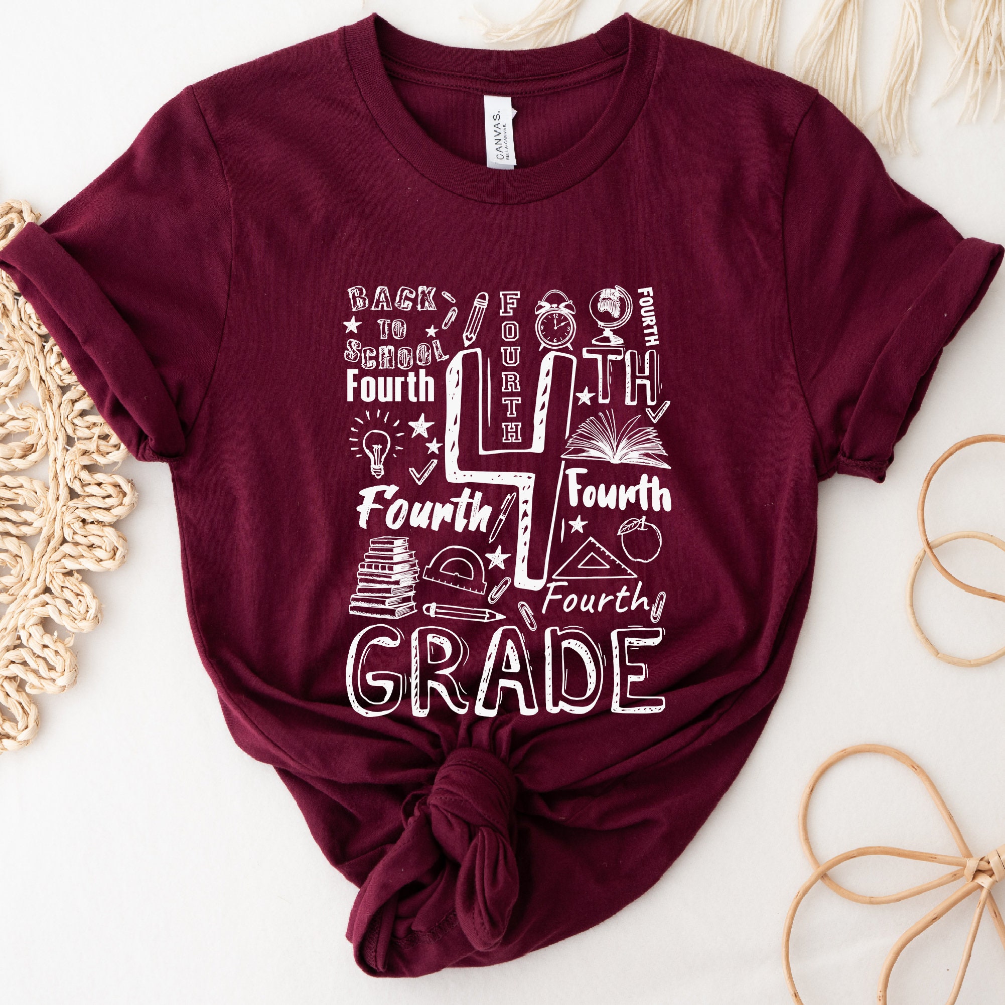 4th Grade Shirt | School Team Shirts, 4th Grade Shirts, Gift for ...
