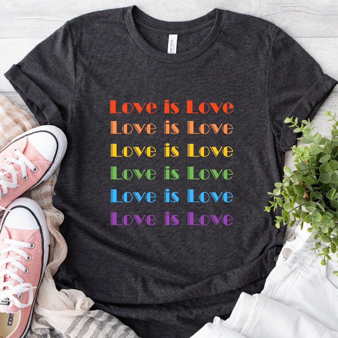 Love is Love Shirt / LGBTQ Shirt, Lesbian Pride Shirt, Gay Pride Shirt ...