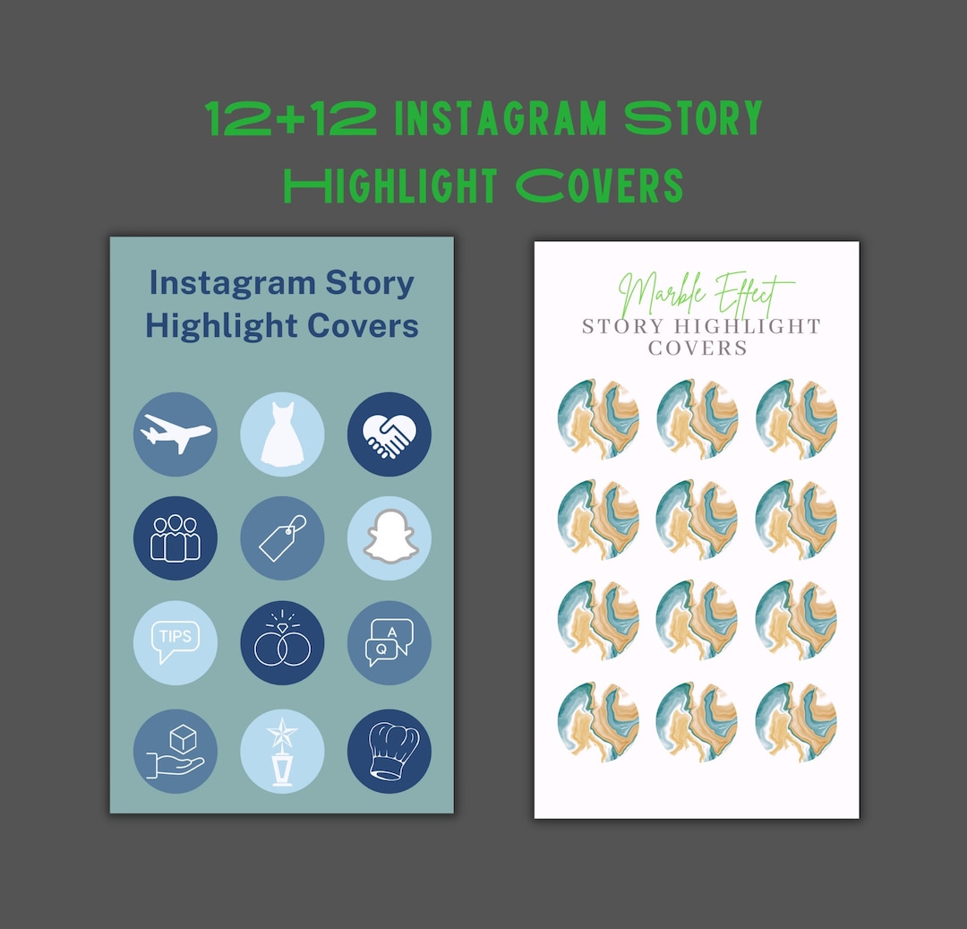 Instagram Highlight Cover| Aesthetic Highlight Buttons| Organic ...