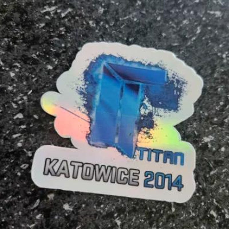 Titan Holo Stickers - Etsy