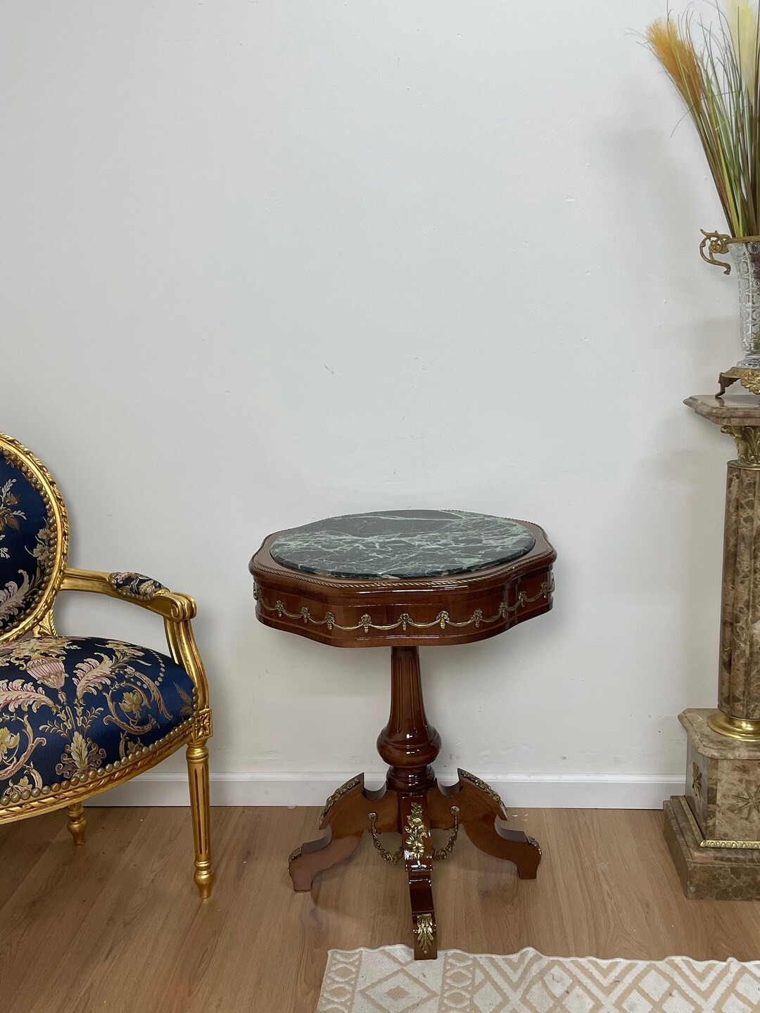 Louis XVI Small Marble Table - Etsy