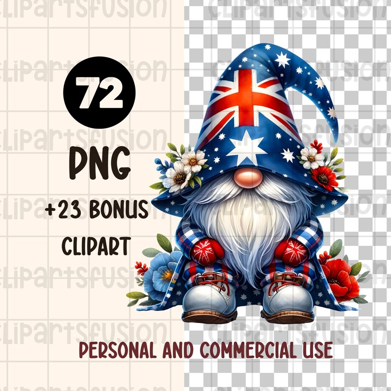 Australian Gnome Watercolor Clipart Set | Aussie Gnome Bundle | Travel ...