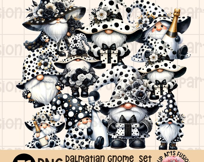 Danish Gnomes Clipart Set | Watercolor Cute Danish Nomes Collection ...