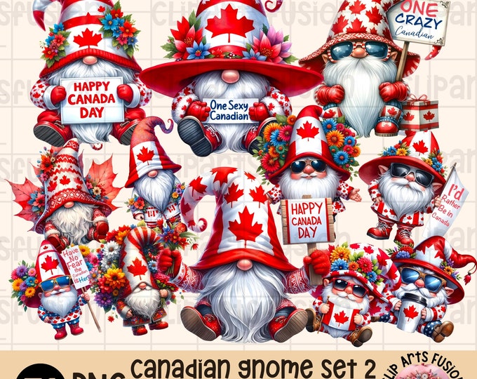 Danish Gnomes Clipart Set | Watercolor Cute Danish Nomes Collection ...