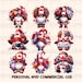 1st of July | Canadian Gnome Watercolor Clipart Bundle | Cute Gnome ...