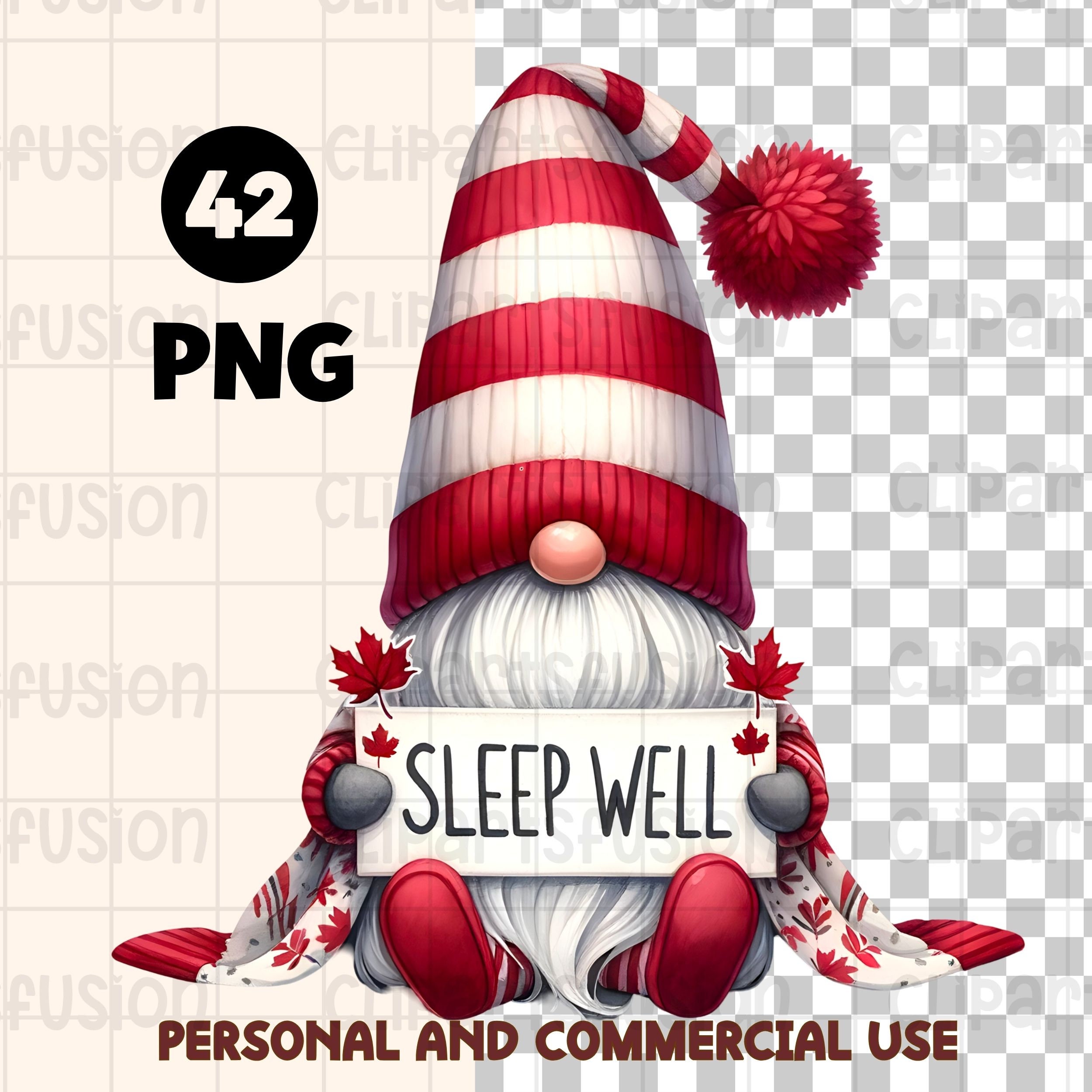 Canadian Gnome Clipart Bundle | 42 PNG Canadian Nomes Graphics ...