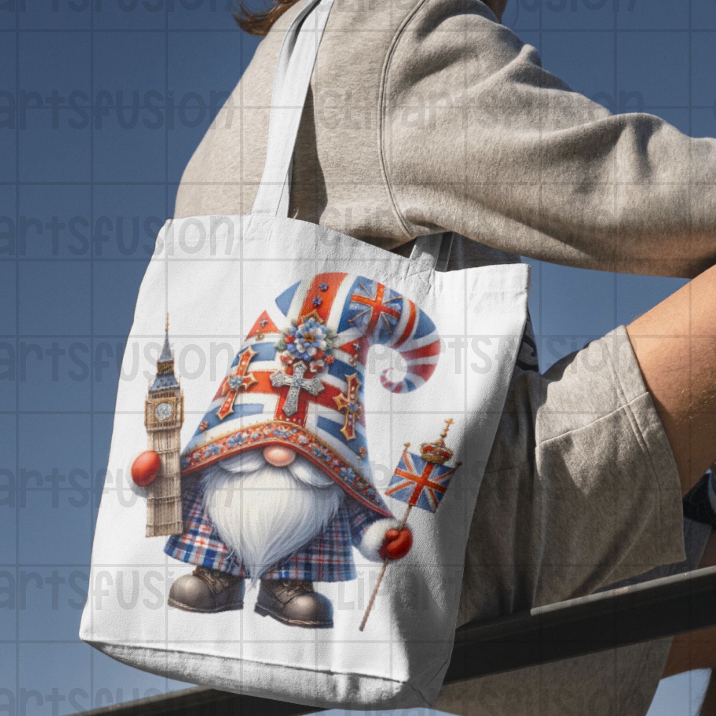 British Gnome Watercolor Clip Art | English Nome Graphics Collection ...