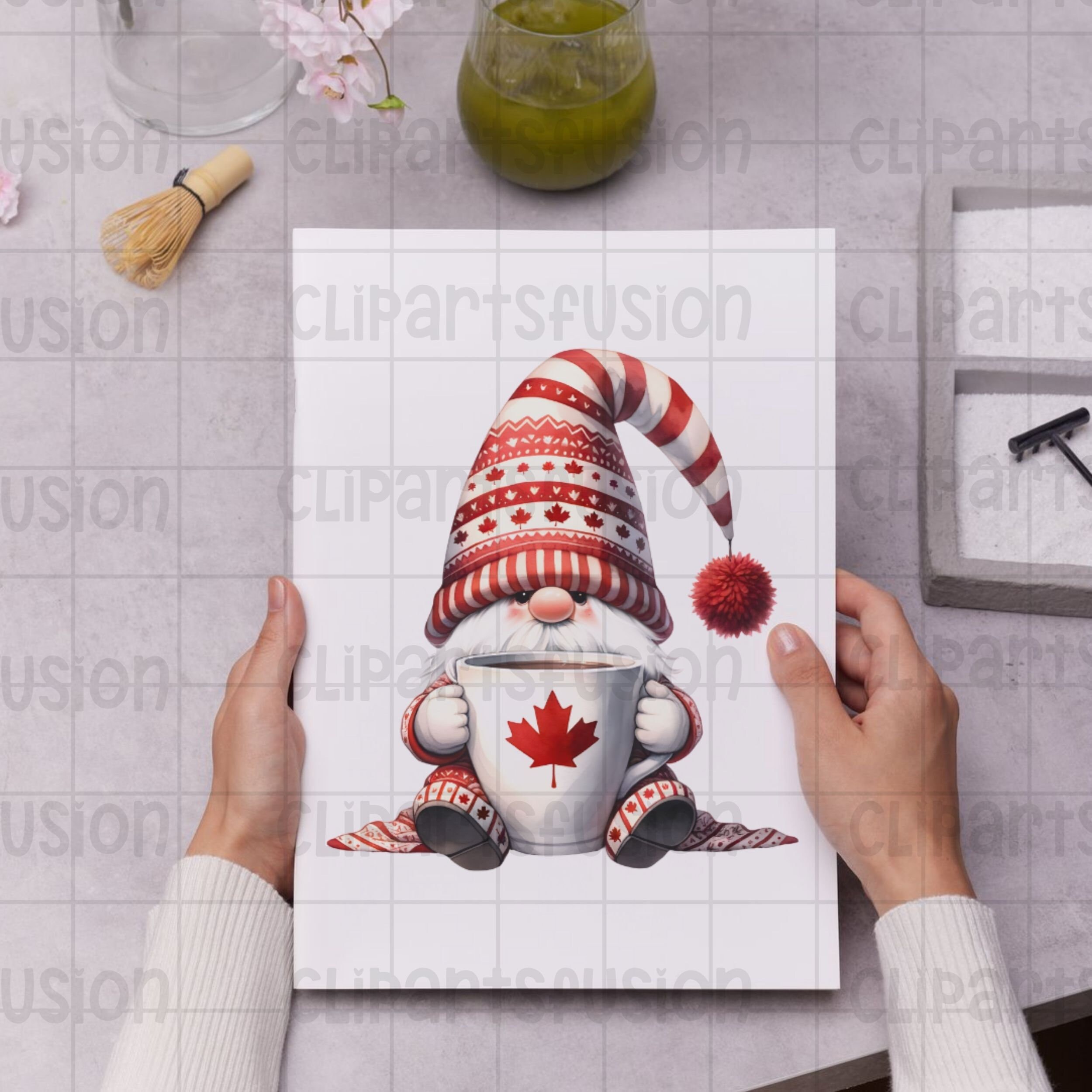 Canadian Gnome Clipart Bundle | 42 PNG Canadian Nomes Graphics ...