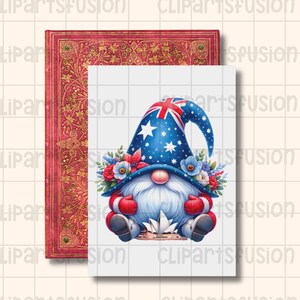 Australian Gnome Watercolor Clipart Set | Aussie Gnome Bundle | Travel ...