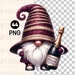 Jetset Gnomes Watercolor Clipart Collection | Wanderlust Gnome Graphic ...
