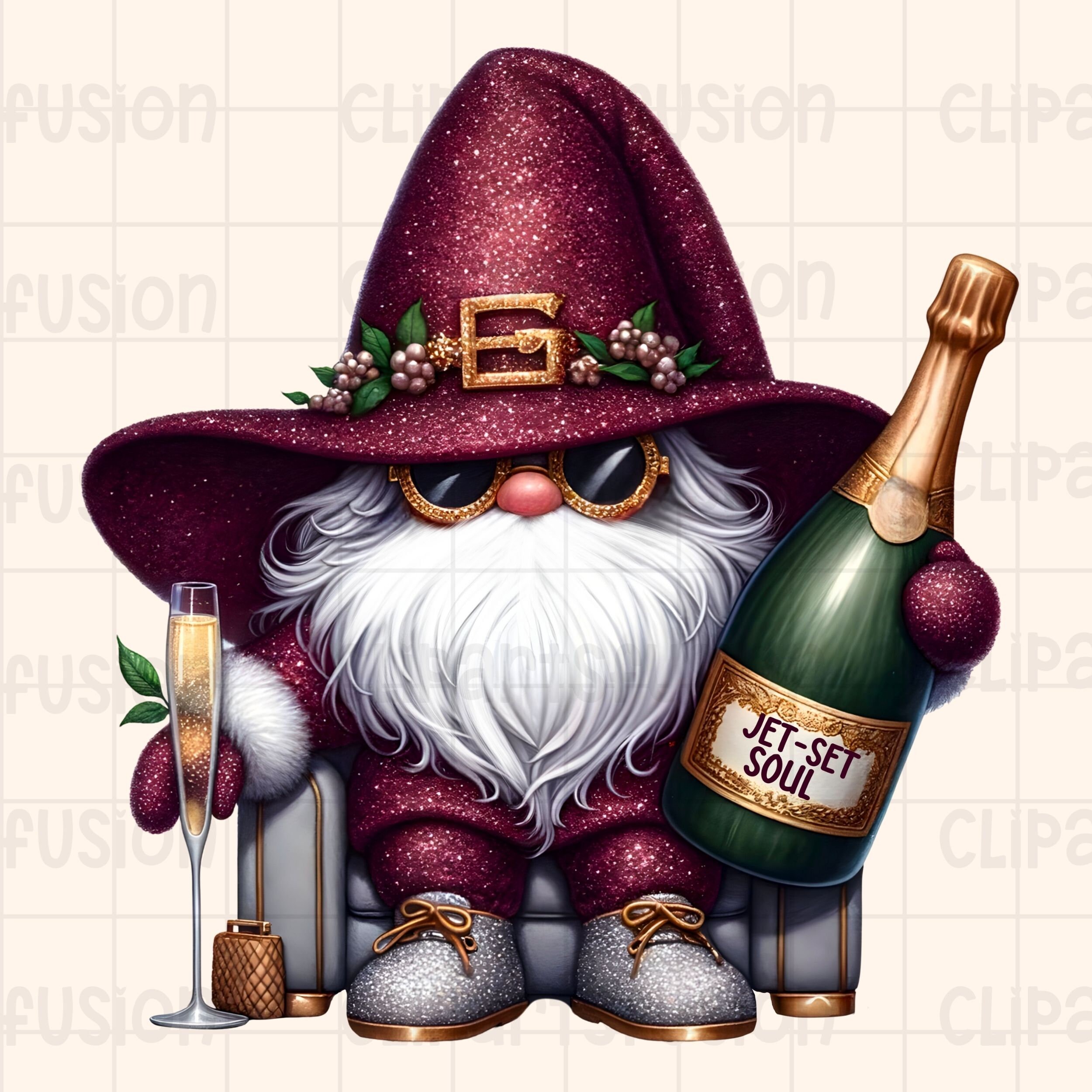 Jetset Gnomes Watercolor Clipart Collection | Wanderlust Gnome Graphic ...